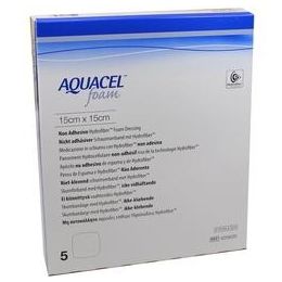 AQUACEL Foam nicht adhäsiv 15x15 cm Verband