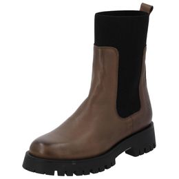 Palado by Sila Sahin Stiefelette Damen Gr&ouml;&szlig;e 37 braun / schwarz Winterschuhe