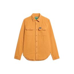 Superdry & Co Button Up Shirt male Orange size M