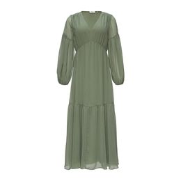 s.Oliver BLACK LABEL Kleid Damen Größe 34 khaki Winterkleid