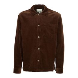 !Solid Button Up Shirt 'INGVI' male Brown size S