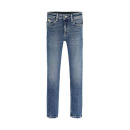Calvin Klein Jeans Jeans Mädchen Größe 128 blau / braun