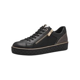 Marco Tozzi Sneaker Damen Gr&ouml;&szlig;e 42 gold / schwarz