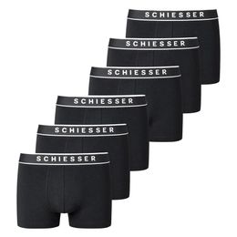 Schiesser Boxer shorts male Black size XXL