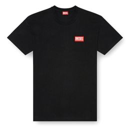 Diesel T-Shirt Herren Gr&ouml;&szlig;e L rot / schwarz / wei&szlig;