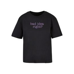 Miss Tee Shirt 'Bad Idea' female Black size 4XL