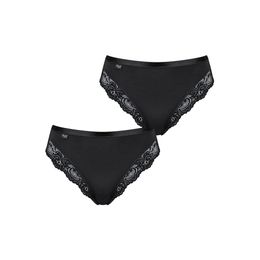 Sloggi Tai-Slip ' Romance ' Damen Gr&ouml;&szlig;e M schwarz