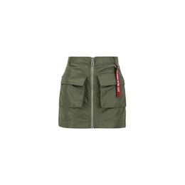 Alpha Industries Rock 'Utility' Damen Gr&ouml;&szlig;e 40 gr&uuml;n / oliv / dunkelgr&uuml;n / rot / wei&szlig;