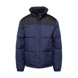 !Solid Winter Jacket male Blue size XXXL