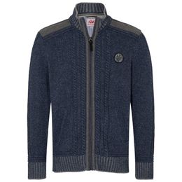 Spieth & Wensky SPIETH & WENSKY Strickjacke 'Erato' Herren Gr&ouml;&szlig;e M dunkelblau / graumeliert