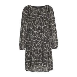 s.Oliver BLACK LABEL Kleid Damen Größe 44 schwarz / weiß Winterkleid