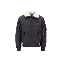 Alpha Industries Jacke Herren Größe M hellbeige / rot / schwarz