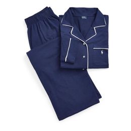 Polo Ralph Lauren Pajama ' Long Sleeve Set ' female Blue size M