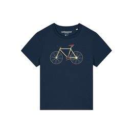 Watapparel Shirt ' Yellow Bike ' female Blue size XXL