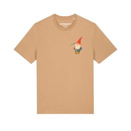 Watapparel Shirt ' Gartenzwerg ' male Beige size S