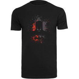 F4NT4STIC T-Shirt 'DC Comics Batman Splash' Herren Gr&ouml;&szlig;e XS grau / rot / schwarz