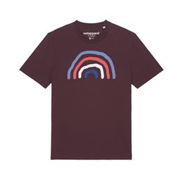 Watapparel Shirt 'Regenbogen' male Red size XXL