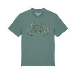 Watapparel T-Shirt ' Fahrrad ' Herren Größe XXXL grün / mischfarben