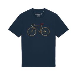 Watapparel T-Shirt 'Fahrrad' Herren Gr&ouml;&szlig;e M navy / mischfarben