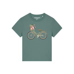 Watapparel T-Shirt ' fahrrad ' Damen Gr&ouml;&szlig;e XL gr&uuml;n / mischfarben
