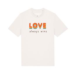 Watapparel Shirt ' Love always wins ' male White size XXXL