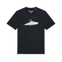 Watapparel Shirt 'Fly me to the moon' male Black size 4XL