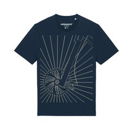 Watapparel Shirt ' Fahrradspeichen ' male Blue size XXXL