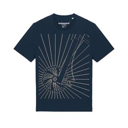Watapparel Shirt ' Fahrradspeichen ' male Blue size XXXL