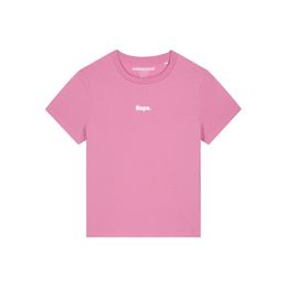Watapparel T-Shirt ' Nope ' Damen Gr&ouml;&szlig;e M rosa / wei&szlig;