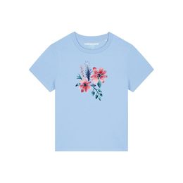 Watapparel Shirt ' Blume in Wasserfarbe 02 ' female Blue size S