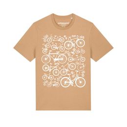 Watapparel Shirt ' Fahrr&auml;der ' male Beige size XXL