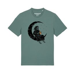 Watapparel Shirt 'Pizza for life' male Green size S