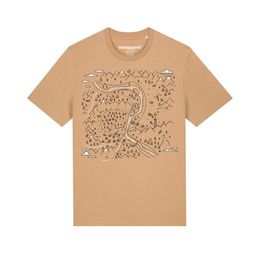 Watapparel Shirt 'Landschaft' male Beige size XS