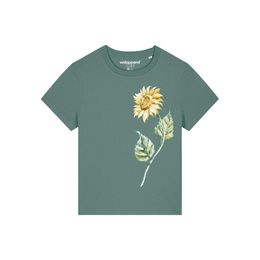 Watapparel Shirt 'Sonnenblume' female Green size S