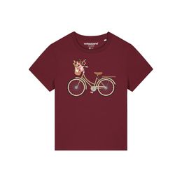 Watapparel T-Shirt ' fahrrad ' Damen Gr&ouml;&szlig;e M mischfarben / bordeaux