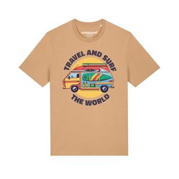 Watapparel Shirt ' Travel and surf ' male Beige size XS