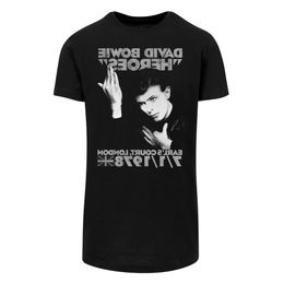 F4NT4STIC T-Shirt 'David Bowie' Herren Gr&ouml;&szlig;e 5XL hellgrau / schwarz