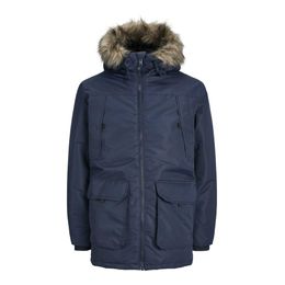 Jack & Jones Jack & Jones Winter Parka 'JJEConstruct' male Blue size XL