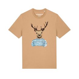 Watapparel Shirt ' Hirsch ' male Beige size XL