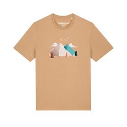 Watapparel Shirt 'Night & Clouds' male Beige size XS