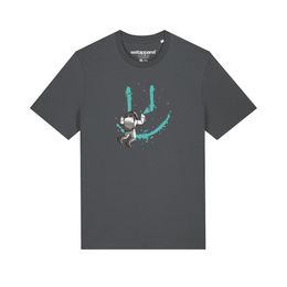 Watapparel Shirt 'Graffiti Astronaut' male Grey size XXXL