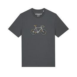 Watapparel T-Shirt ' Doodle Bike ' Herren Gr&ouml;&szlig;e XXL anthrazit / mischfarben