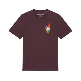 Watapparel Shirt ' Gartenzwerg ' male Brown size S