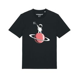 Watapparel T-Shirt ' Astronaut says Hi ' Herren Gr&ouml;&szlig;e 4XL mischfarben / schwarz