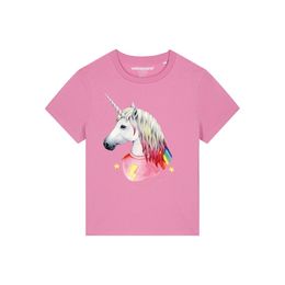 Watapparel T-Shirt ' Flash, the unicorn ' Damen Gr&ouml;&szlig;e XL mischfarben / rosa