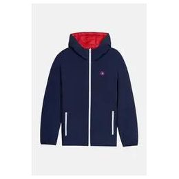 Flotte Winterjacke Charonne Blau Indigo Wendejacke Rot