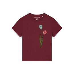 Watapparel Shirt 'Blume in Wasserfarbe 05' female Red size XL