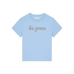 Watapparel Shirt 'Be green' female Blue size S