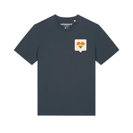 Watapparel Shirt ' Von Herzen ' male Grey size XL