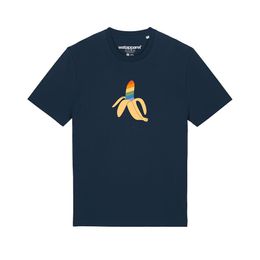 Watapparel Shirt 'Rainbow Banana' male Blue size XXL